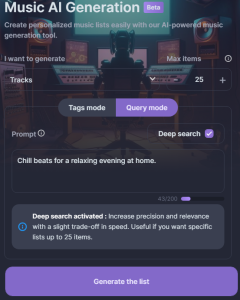 Soundiiz AI-Powered Playlist generator is here! - Soundiiz Blog