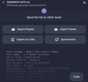 Soundiiz AI-Powered Playlist generator is here! - Soundiiz Blog