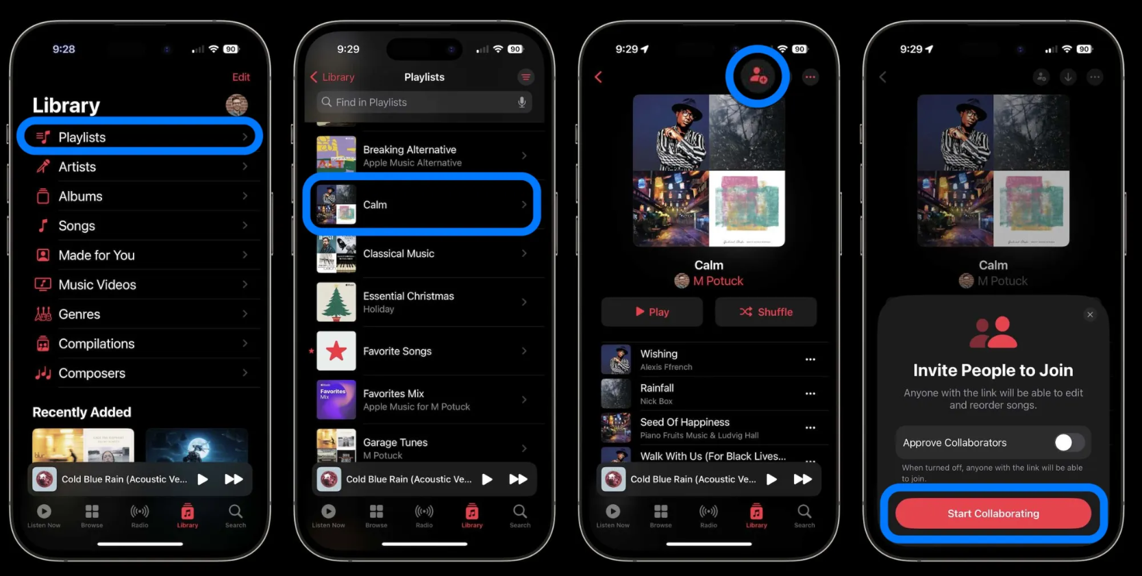 How to make a collaborative playlist on Spotify or Apple Music ...